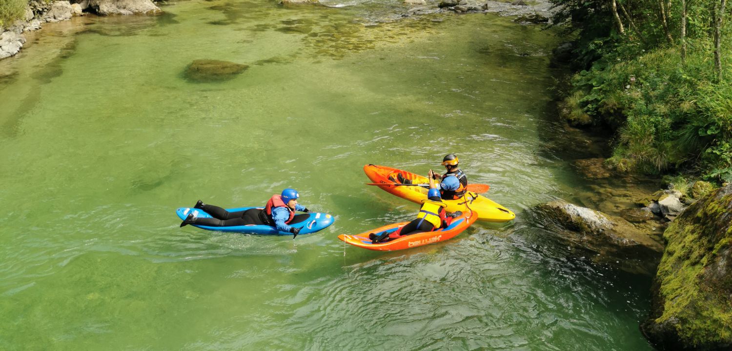 Bellyak challenge in Savinja River | Explore Slovenia